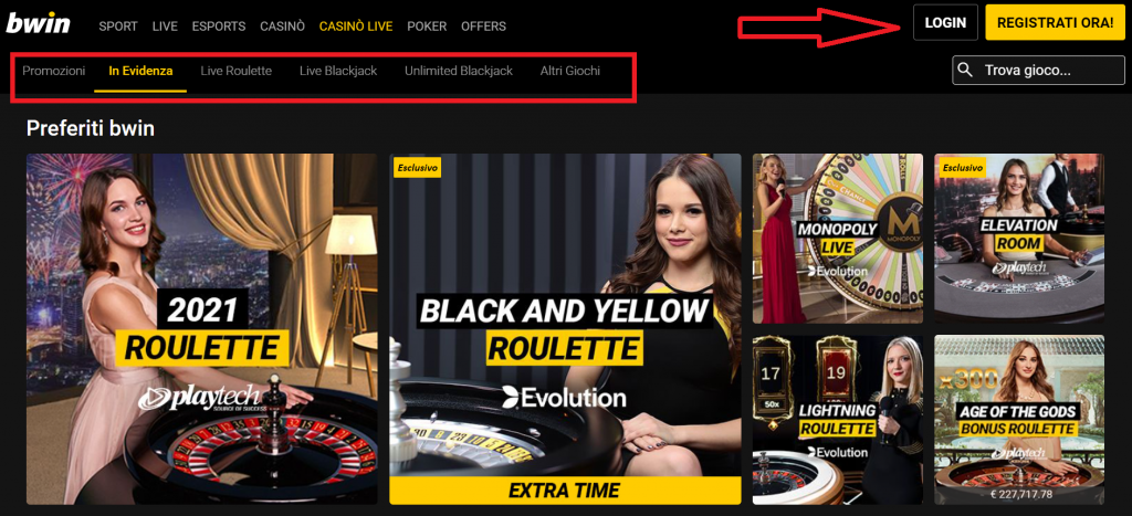 Bwin Scommesse Sportive - Bwin Italia - Poker, Casino online